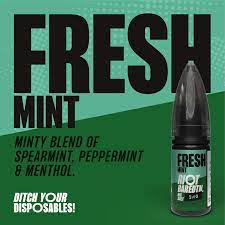 Fresh Mint 10ml Nic Salt by Riot Bar Edtn (10mg & 20mg) – Total Recoil